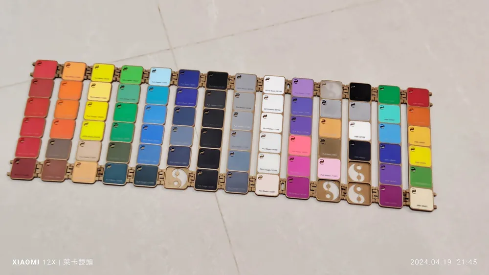 Filament Swatches Hand Roll (filament swatches) by BUY嘉筆記 MakerWorld ...