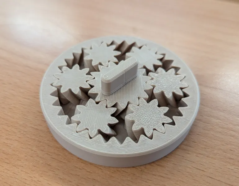 Gear puzzle by spot5438 - MakerWorld