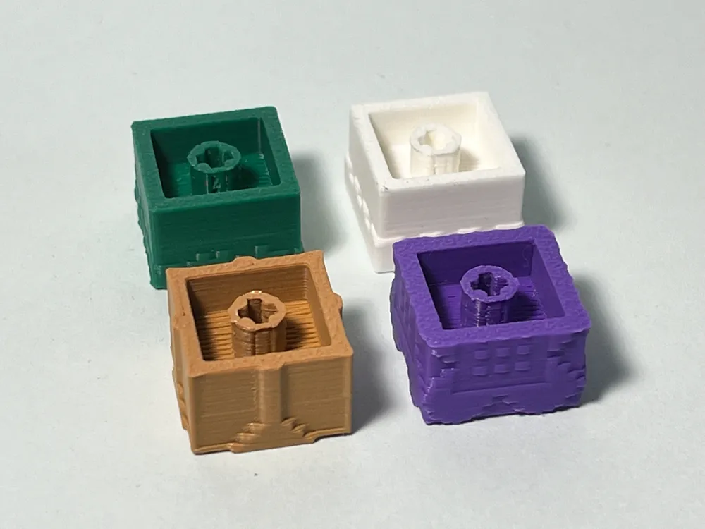 Minecraft Keycap Set - Free 3D Print Model - MakerWorld