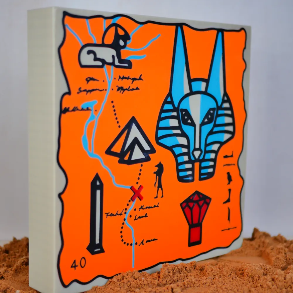 Big Brick Tile Adventures Egypt Map (5-1 scale) by Panic & Confusion - MakerWorld