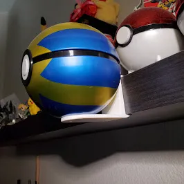 Pokeball tin display shelf (fits Ikea floating shelf) by Ridokilos ...