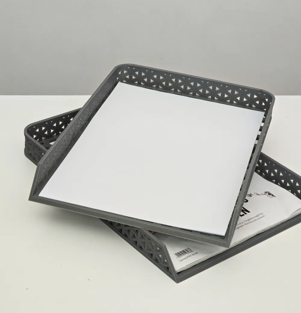 Designer Paper Tray (Stackable, A4 & 8.5"x11") - Free 3D Print Model ...