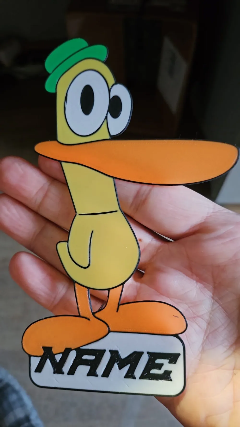 Pocoyo's duck - your name by DaViNcHi MakerWorld: Download Free 3D Models