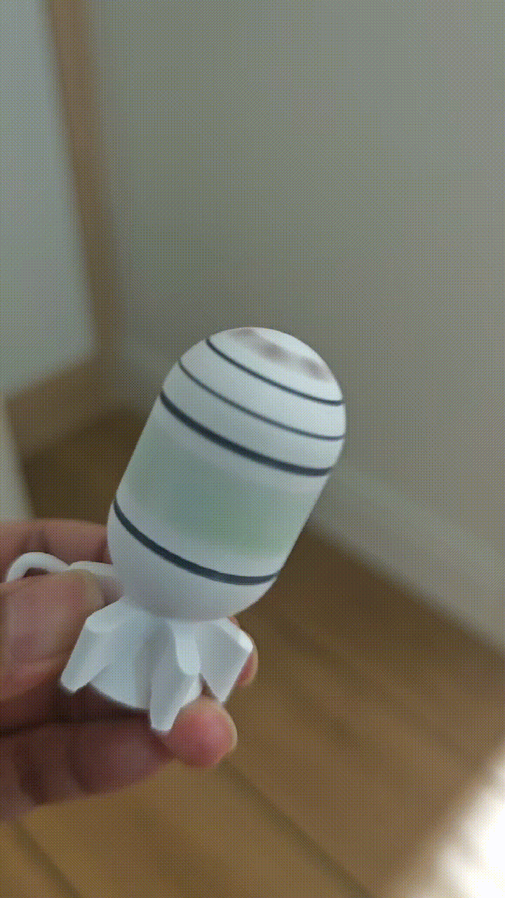 Missile Torpedo Rotatable Keychain by chongspider MakerWorld: Download ...