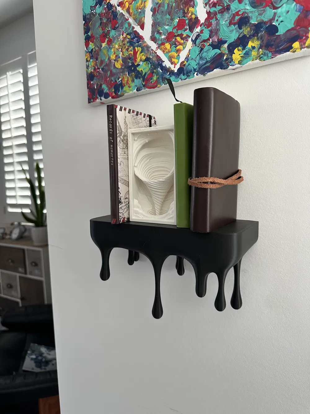 Drip Shelf (Melting Wall Shelf) - Free 3D Print Model - MakerWorld