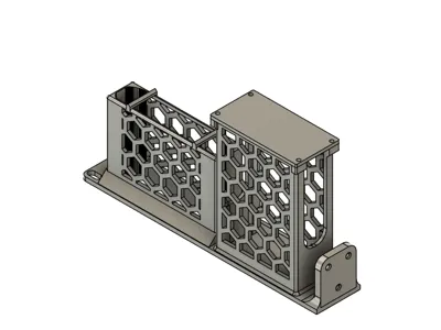 Unifi Fiber PSU+Unifi flex mini 19-inch Rack Mount Remixed by ...