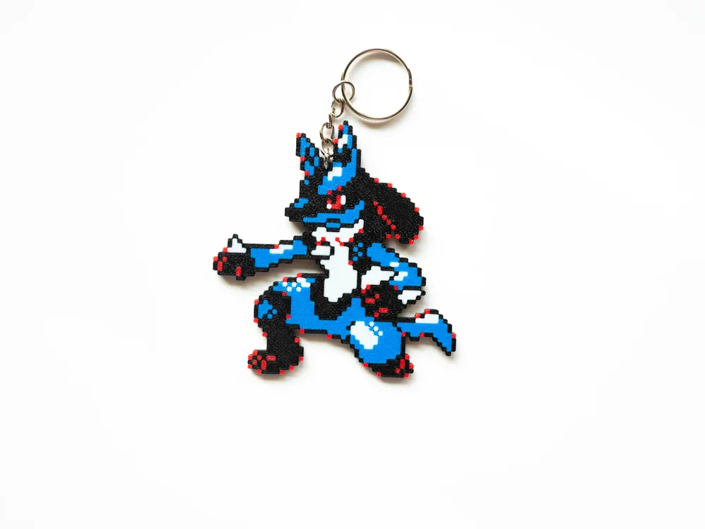 Pokemon Keychain Pack #16 Lucario Greninja Darkrai by Powerpill.prints ...