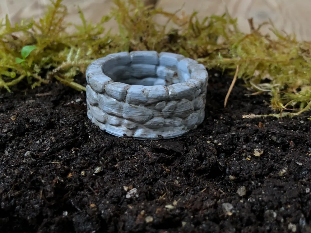 Miniature Medieval Stone Well – DnD – Diorama - Free 3D Print Model ...