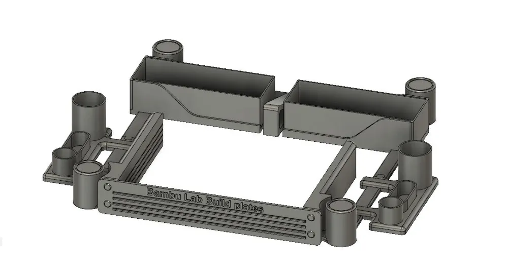 THE BASE P1P X1C X1E P1S Buildplate Storage Tray by Chris1974 ...