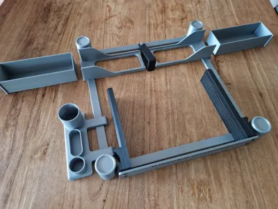 THE BASE P1P X1C X1E P1S Buildplate Storage Tray by Chris1974 - MakerWorld