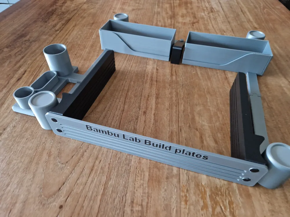 THE BASE P1P X1C X1E P1S Buildplate Storage Tray by Chris1974 - MakerWorld