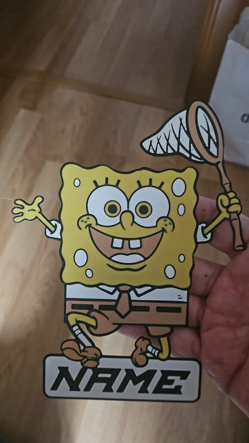 SpongeBob 1 - Your Name - SpongeBob SquarePants by davinchi20 - MakerWorld