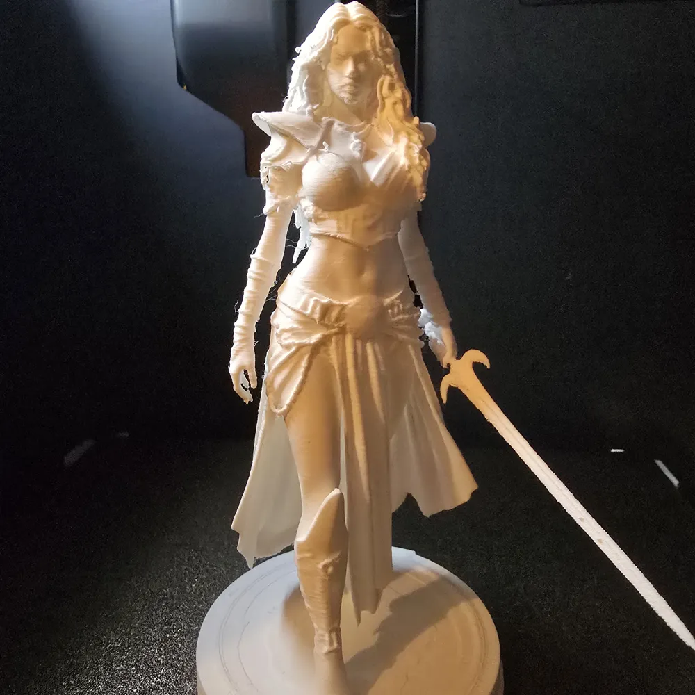 female Warrior - Free 3D Print Model - MakerWorld