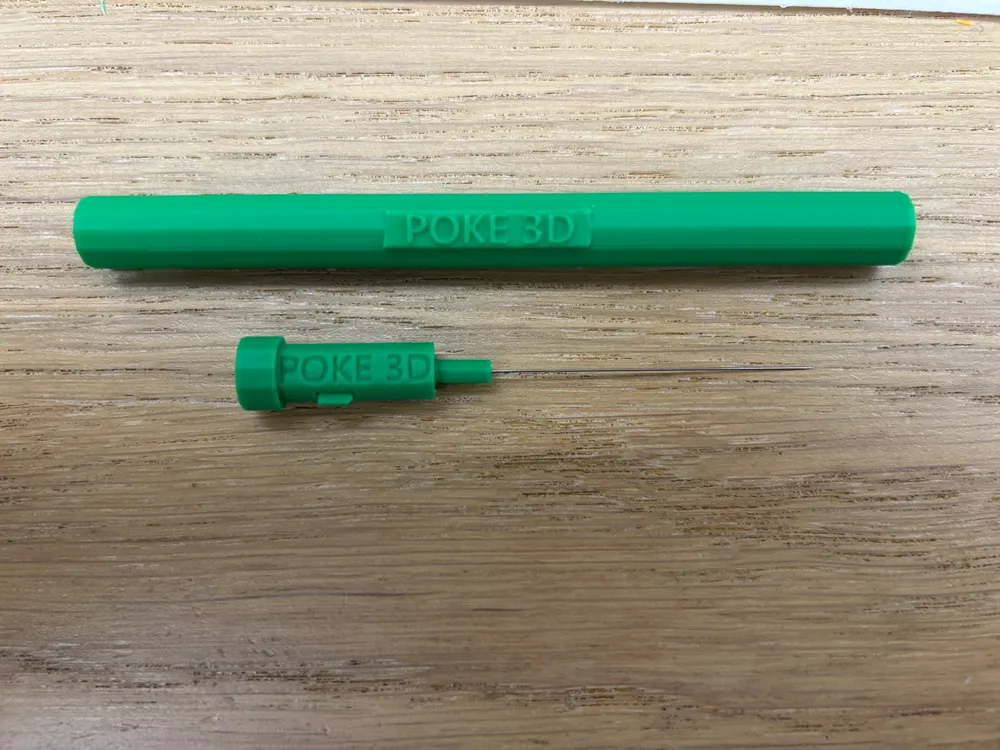 POKE 3D - Unclogging tool for nozzle cleaning - Free 3D Print Model ...