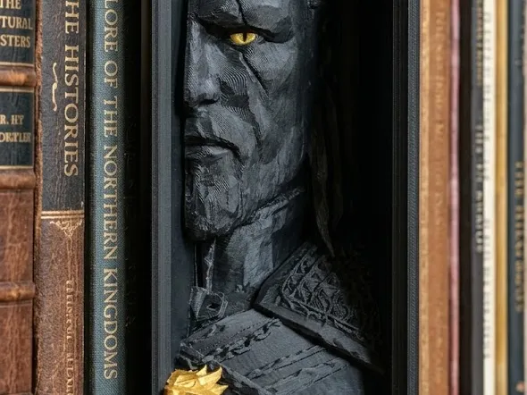 Geralt of Rivia The Witcher Book Nook / Divider - Free 3D Print Model ...