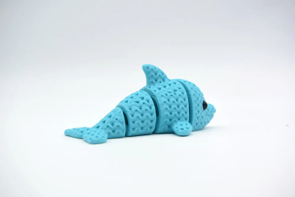 Knitted Articulated Dolphin - Free 3D Print Model - MakerWorld