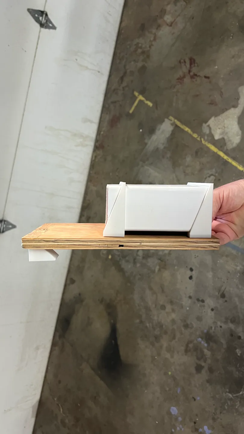 Mini Shelf brackets square gutter & French cleat by EricsBigWorld ...