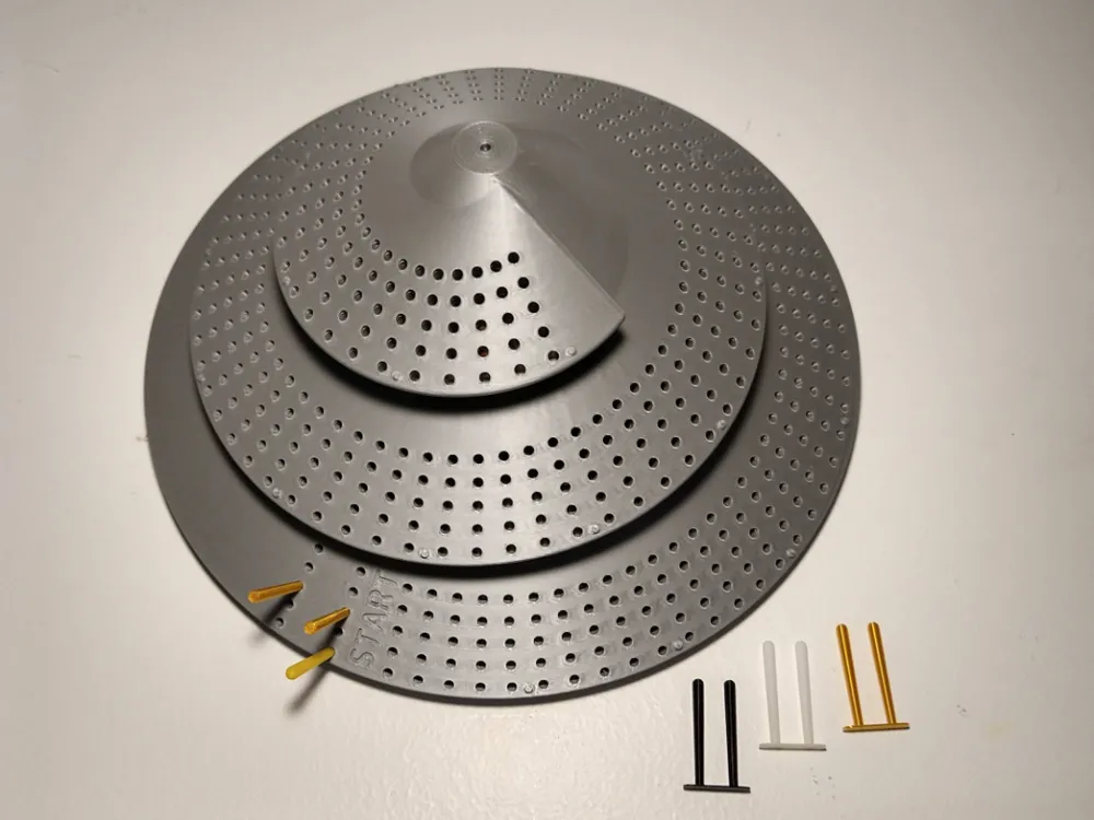 5 Player Cribbage Spiral Board - Free 3D Print Model - MakerWorld
