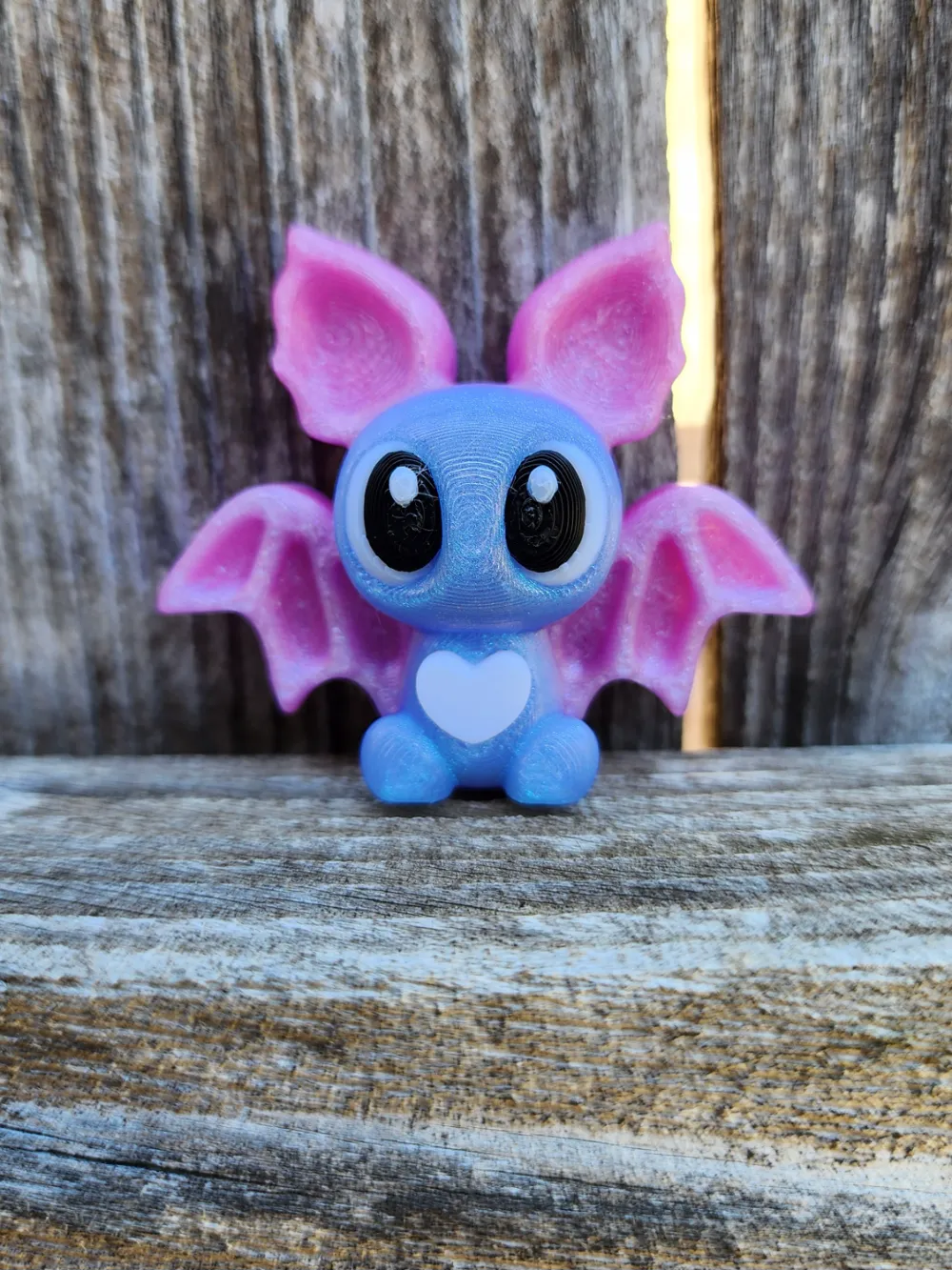 Kawaii Valentine Heart Bat - Free 3D Print Model - MakerWorld
