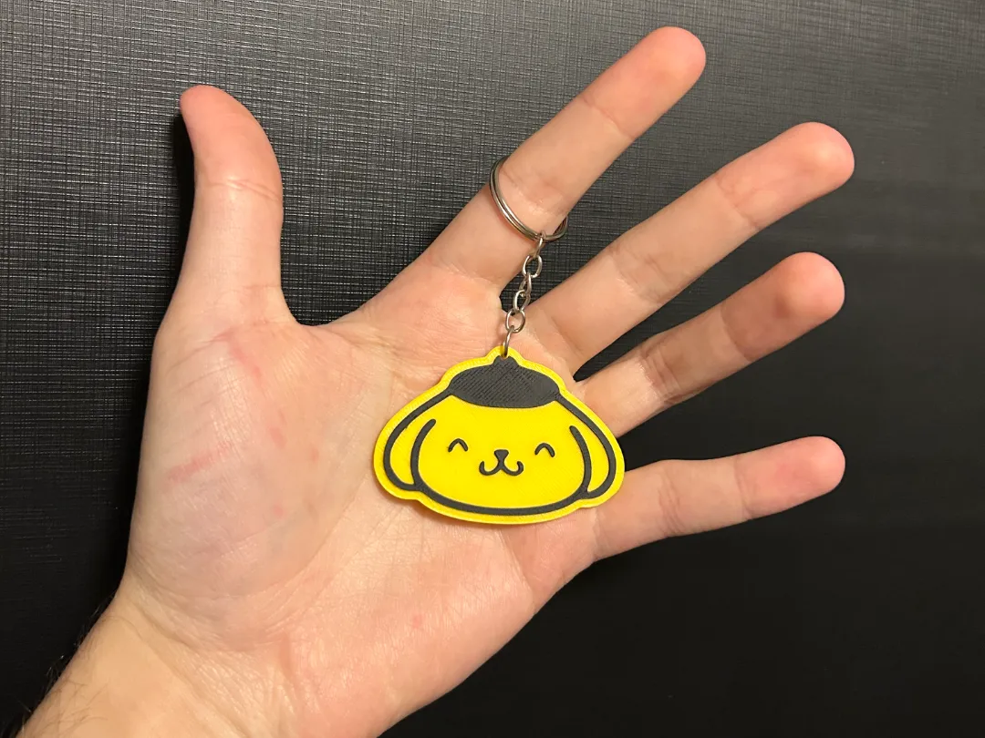 Smiling Pompompurin Keychain by Super3D MakerWorld: Download Free 3D Models