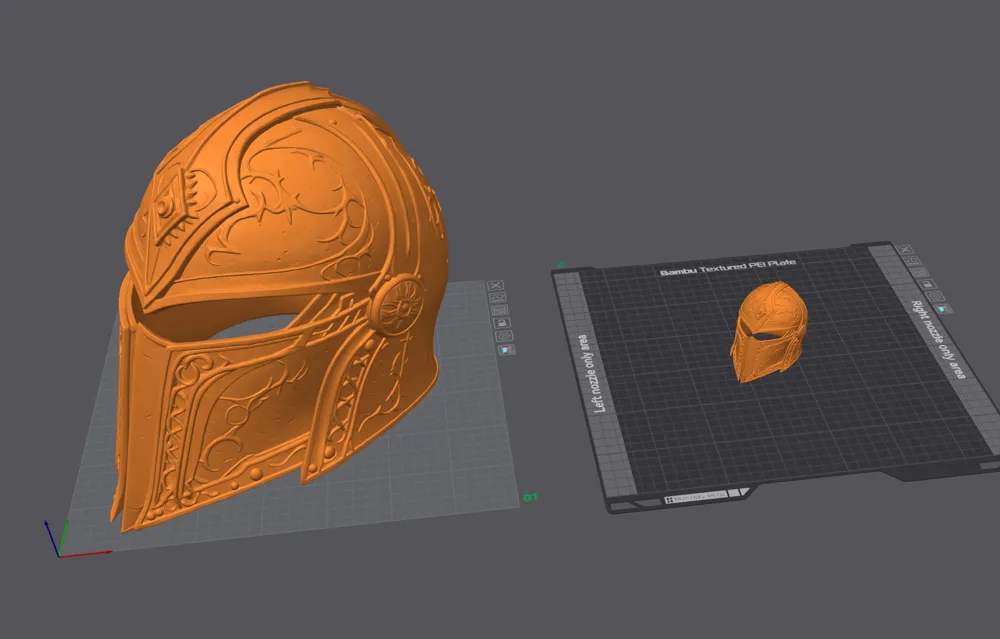 Desert Templar Helmet - Free 3D Print Model - MakerWorld