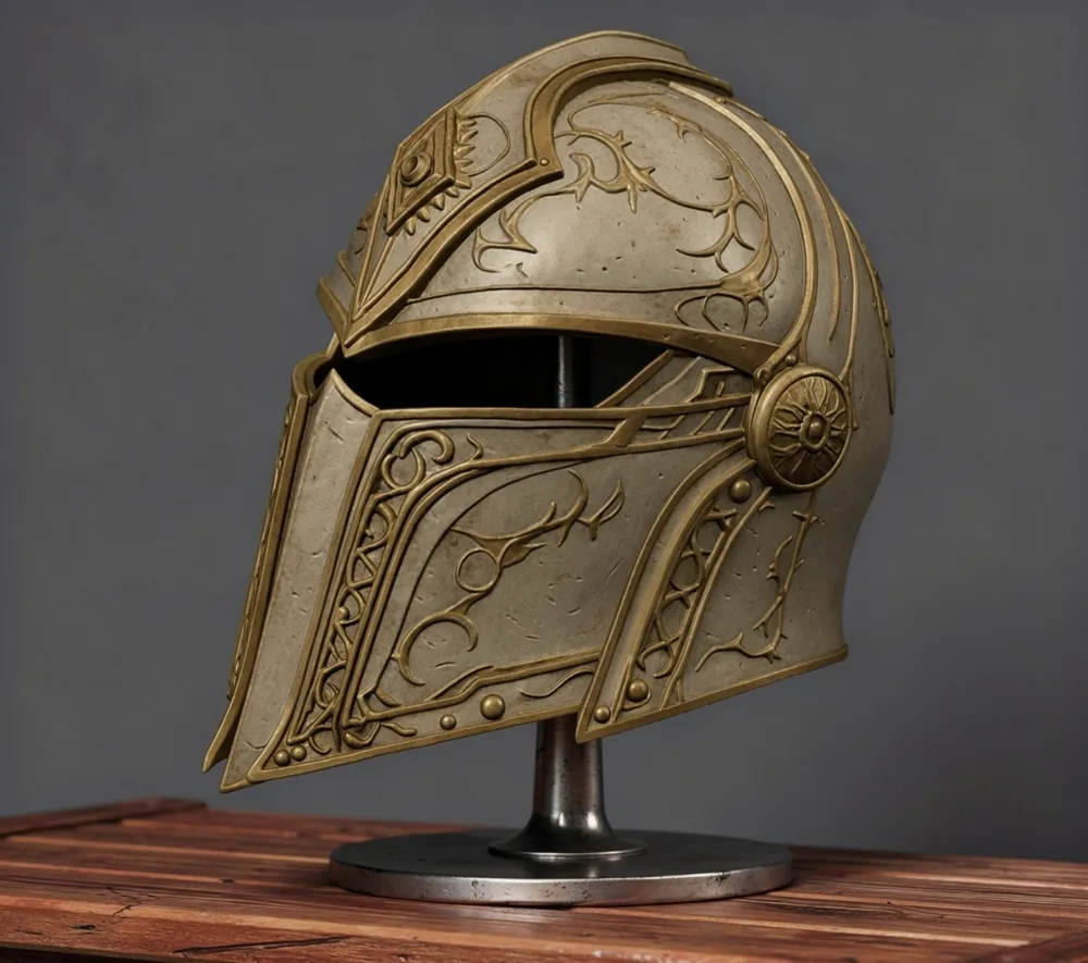 Desert Templar Helmet - Free 3D Print Model - MakerWorld