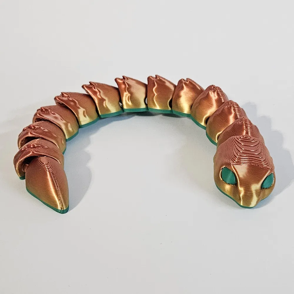 Flexi Snake - Free 3D Print Model - MakerWorld