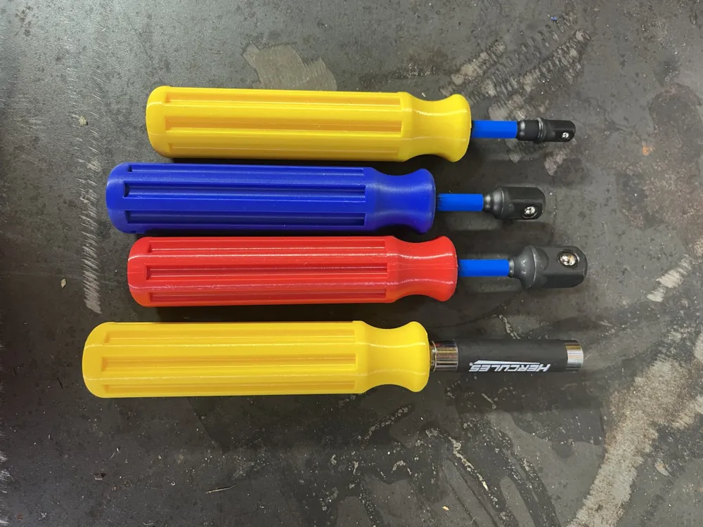 Screw and Socket Driver Handle by Fish Adventurer - MakerWorld