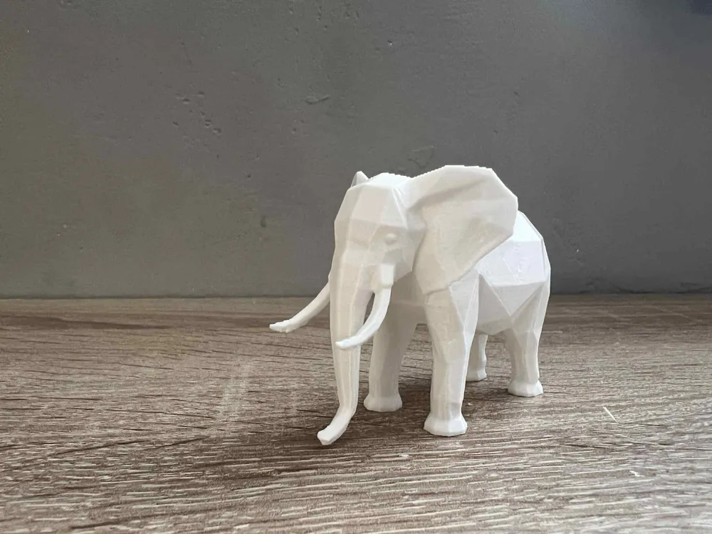 Elephant - Low Poly - Amazing Animal - Free 3D Print Model - MakerWorld