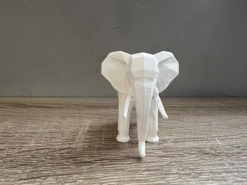 Elephant - Low Poly - Amazing Animal - Free 3D Print Model - MakerWorld