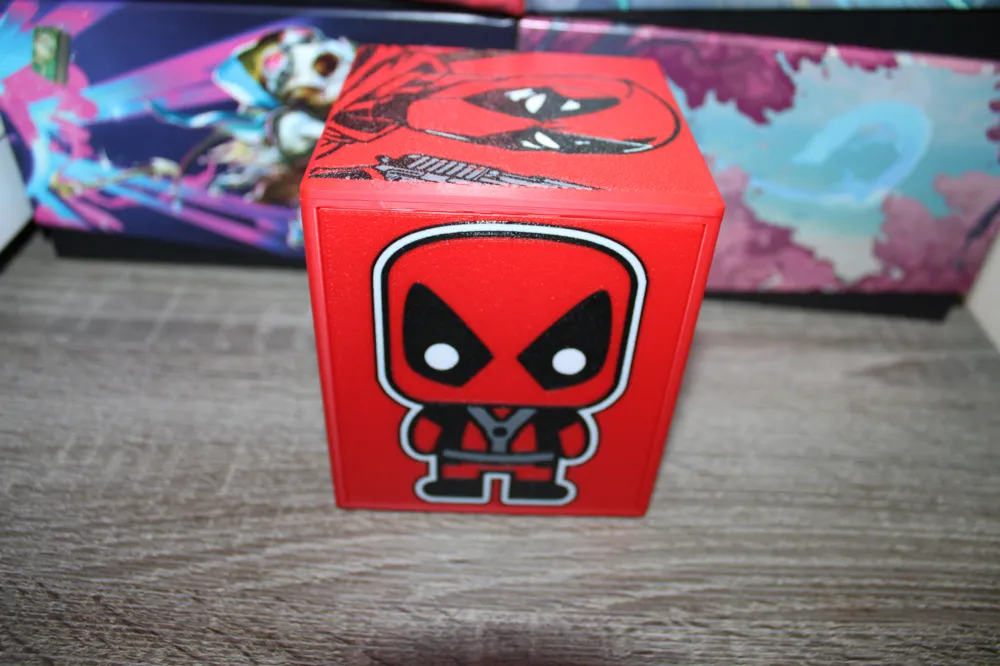 MTG EDH Commander Showcase Deck Box - Deadpool by Westly MakerWorld ...