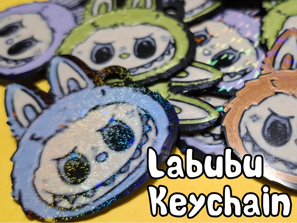 Labubu Keychain by usnoopy35 MakerWorld: Download Free 3D Models