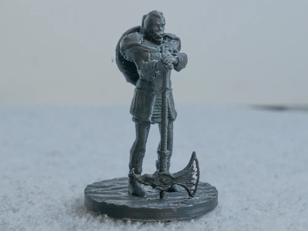 DnD Miniature Half-Orc Barbarian by fb-artwork - MakerWorld