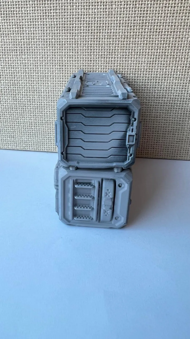 Shipping Container Miniature Terrain Warhammer by Noelf - MakerWorld