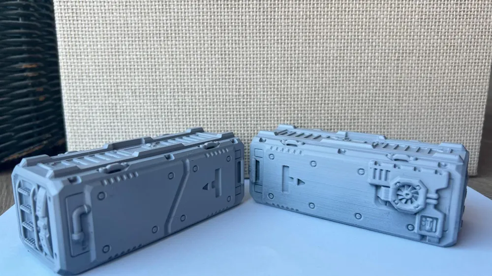 Shipping Container Miniature Terrain Warhammer by Noelf - MakerWorld