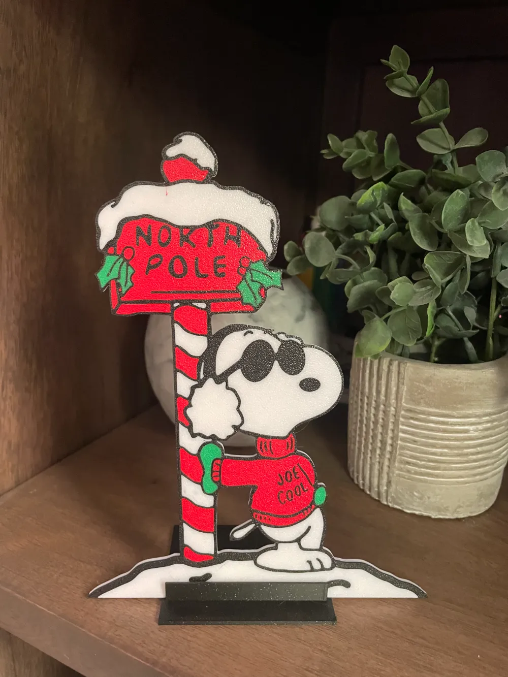 Snoopy North Pole / 4 color display / Christmas / - Free 3D Print Model ...
