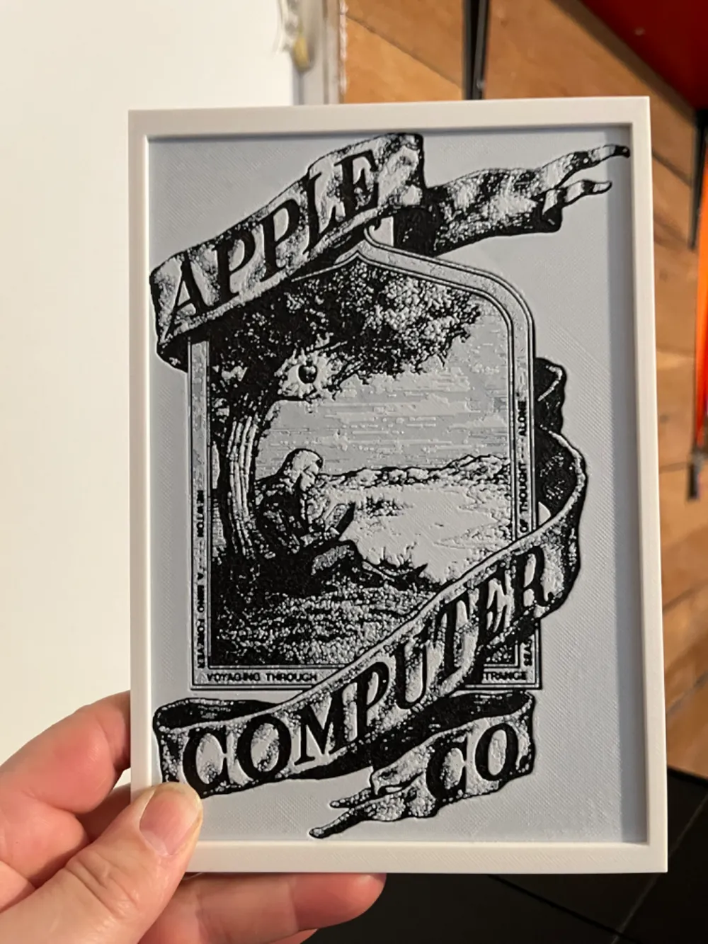 Apple Computer Logo classic by LuxMakerMakerWorld: Download Free 3D Models