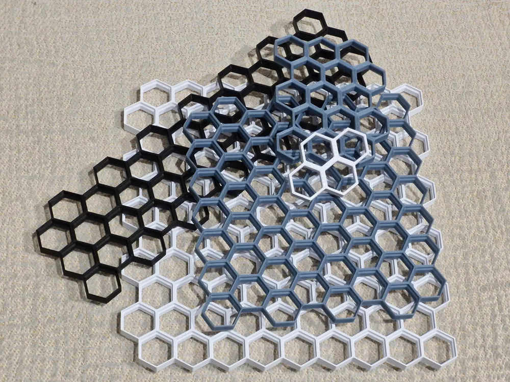 Honeycomb HSW tiles - Free 3D Print Model - MakerWorld