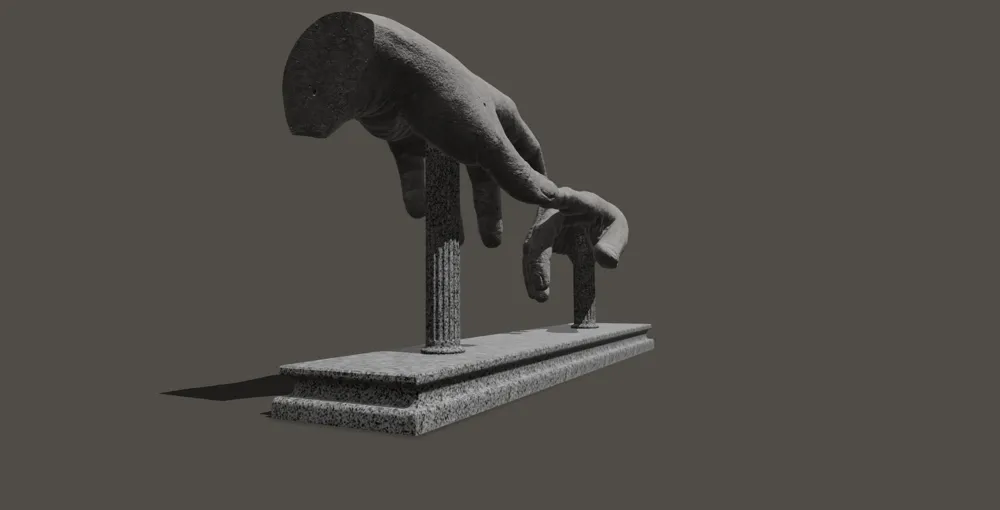 La Creación de Adán / Miguel Ángel Buonarroti por Van.Illa MakerWorld ...