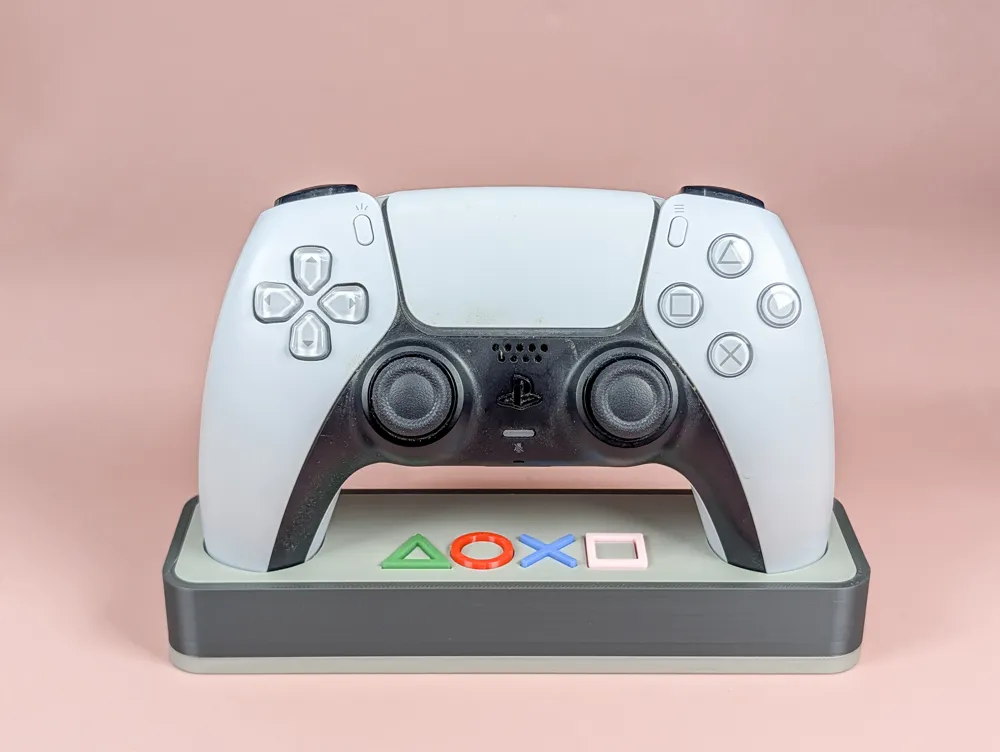 PS5 Controller Stand - Shapes - Free 3D Print Model - MakerWorld