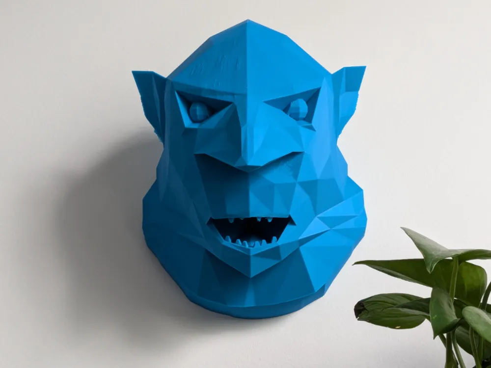 Valheim Troll Head Trophy by Cpt_Oats - MakerWorld