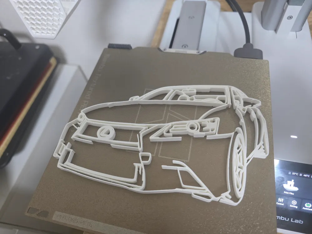 lexus Silhouette wall art by Regis - MakerWorld