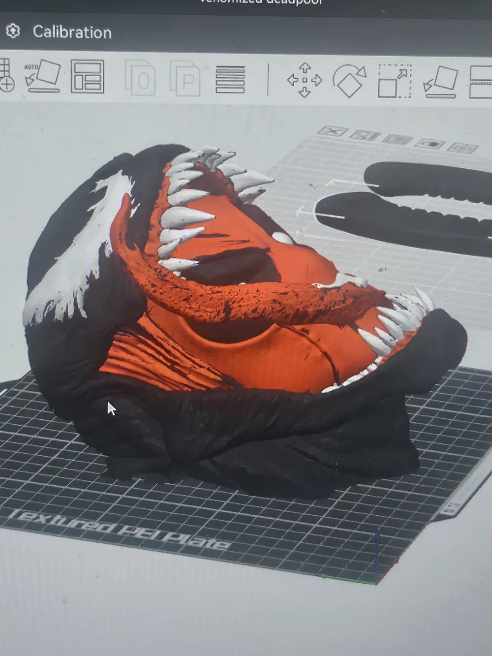 Venomized Deadpool muti colored BUST. venom by print3dMakerWorld ...