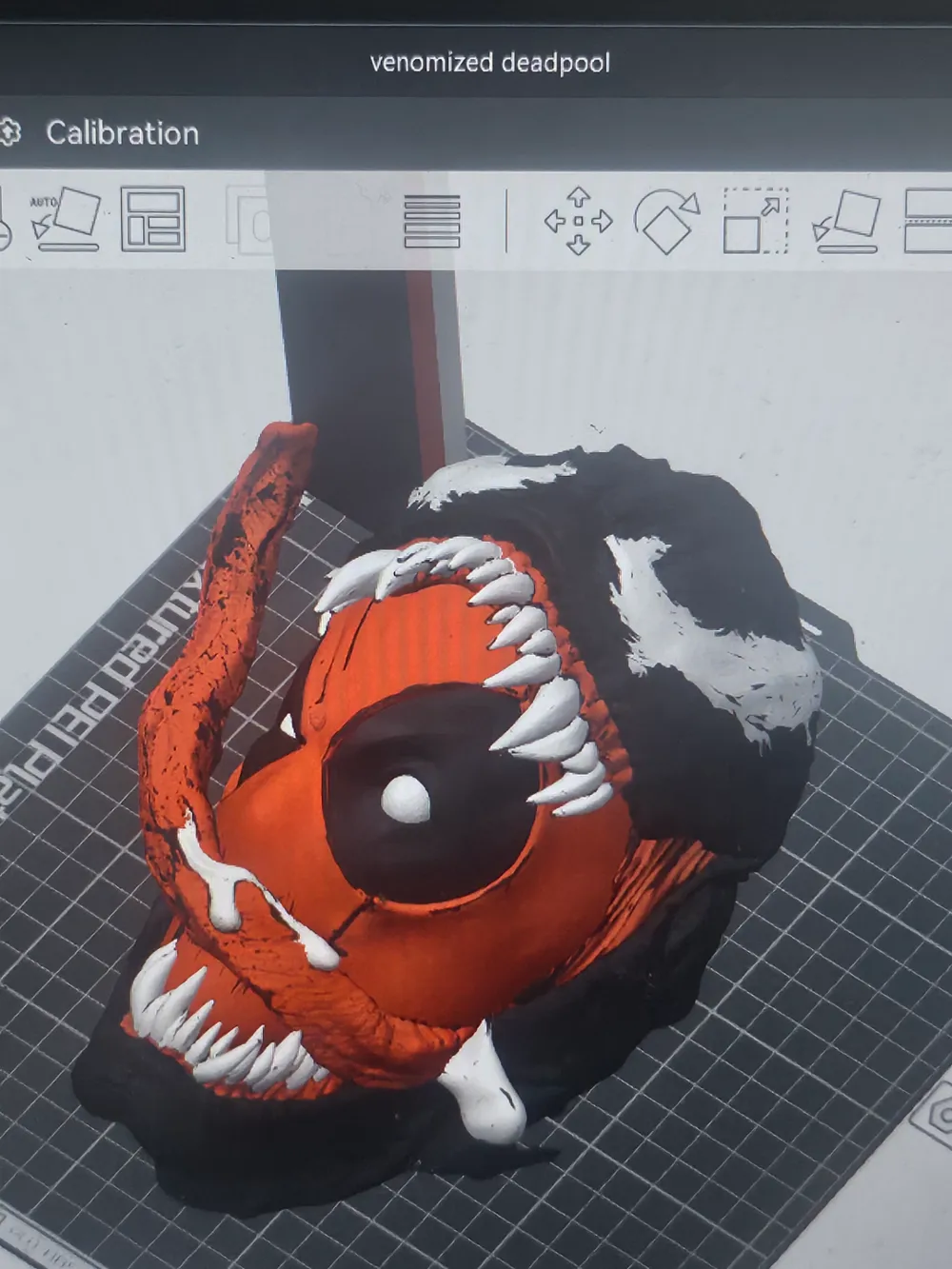 Venomized Deadpool muti colored BUST. venom by print3d - MakerWorld