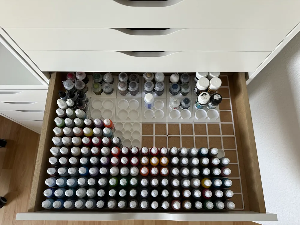 Gridfinity Minimal Paint Bottle Storage by Hooooobie MakerWorld ...