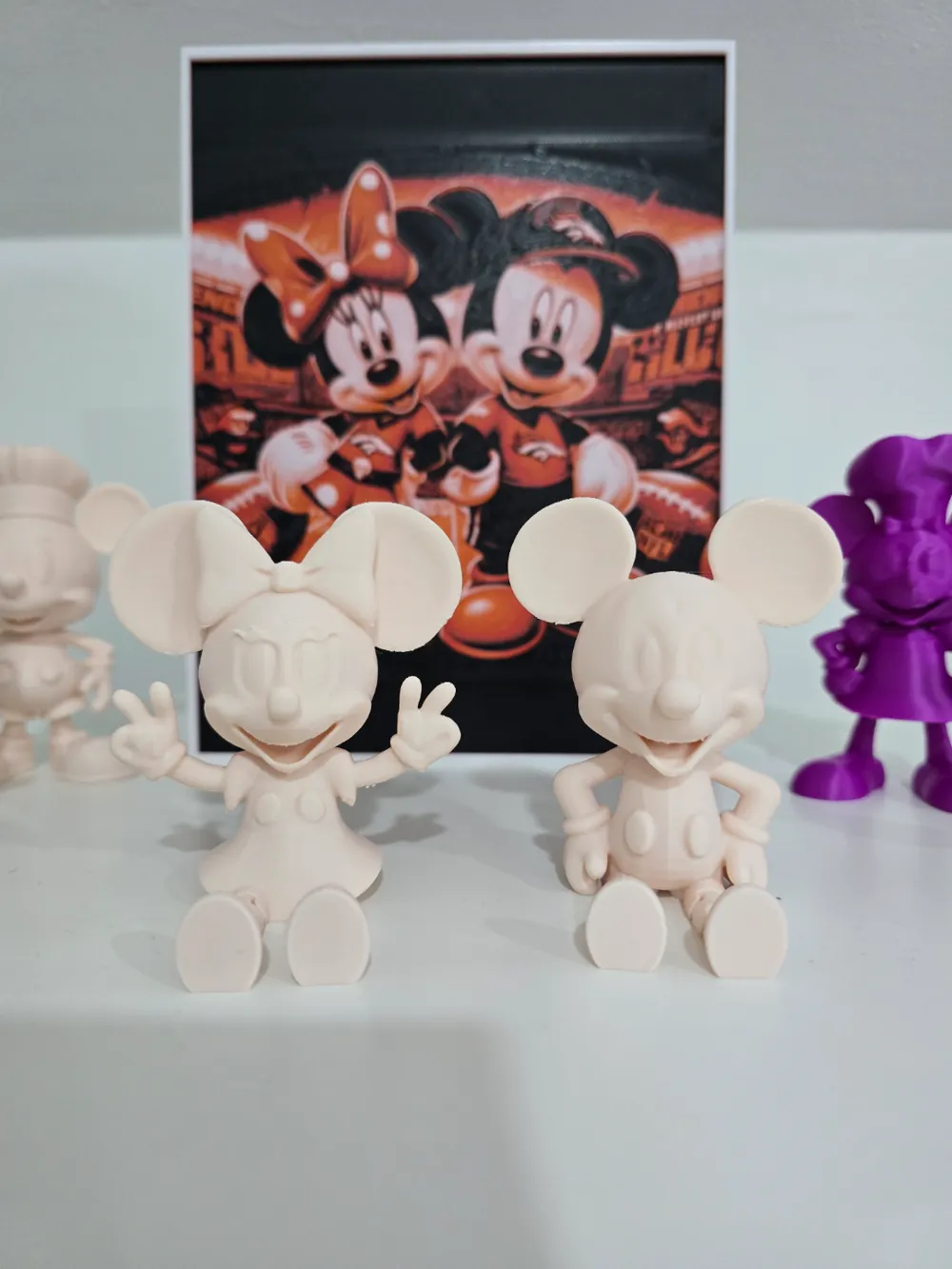 Articulated cute Minnie Mouse - Free 3D Print Model - MakerWorld