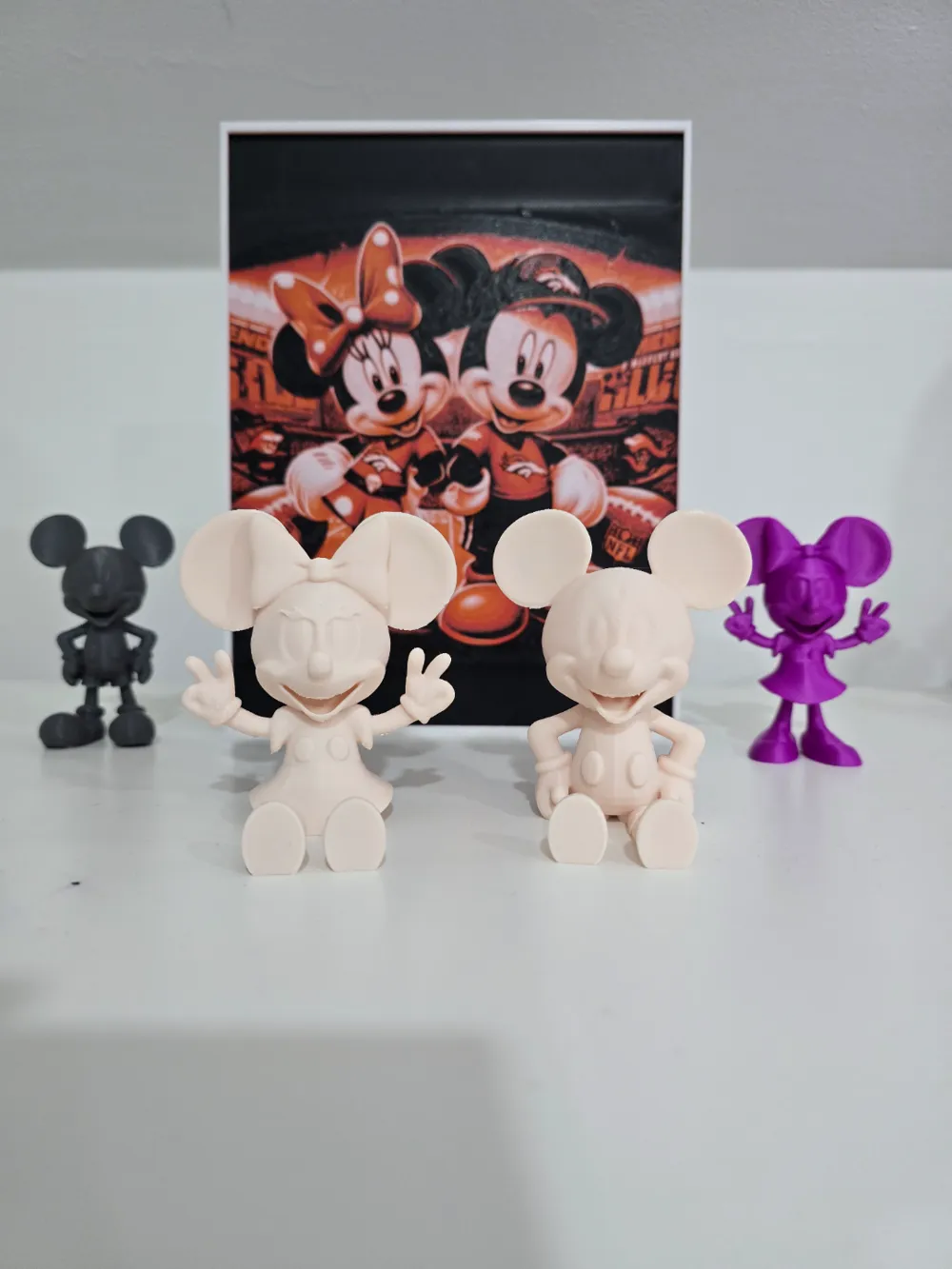 Articulated cute Minnie Mouse - Free 3D Print Model - MakerWorld