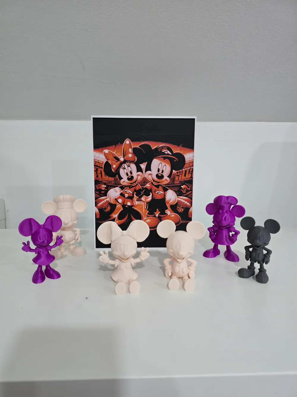 Articulated cute Minnie Mouse - Free 3D Print Model - MakerWorld