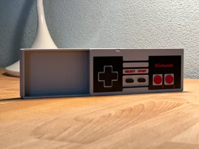 Nintendo NES Controller "Slide Box" Organizer by LemonArts - MakerWorld