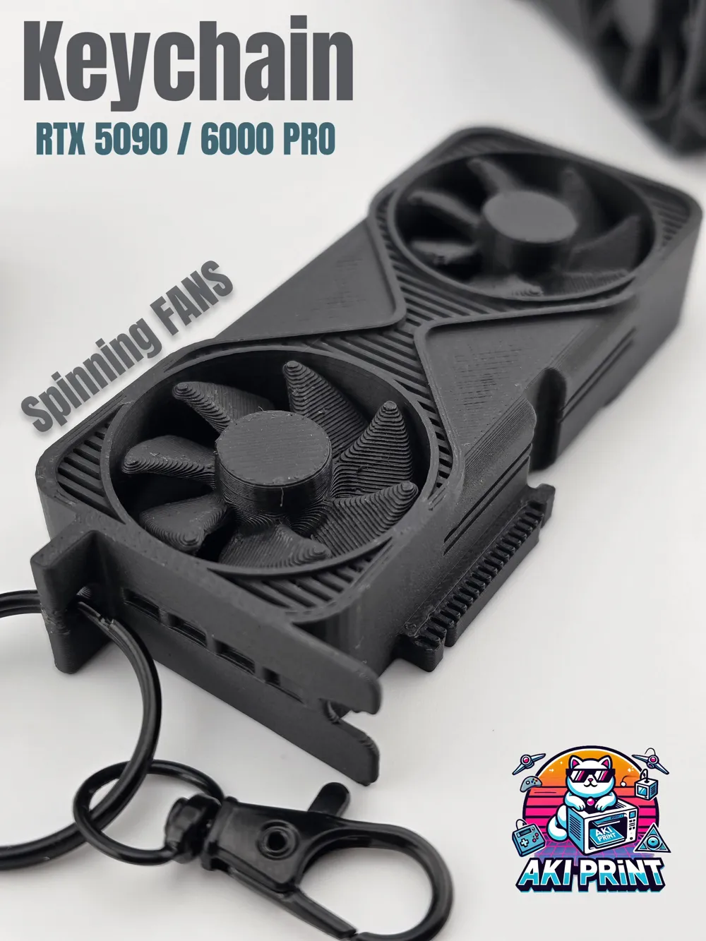 RTX 5090 / 6000 PRO - Keychain - Free 3D Print Model - MakerWorld